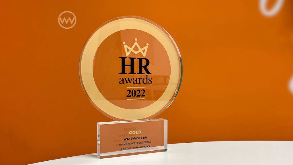 Διάκριση της Watt+Volt στα HR Awards 2022
