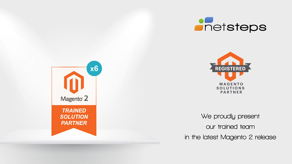 H Νetsteps πιστοποιείται ως Magento 2 Trained Solution Partner