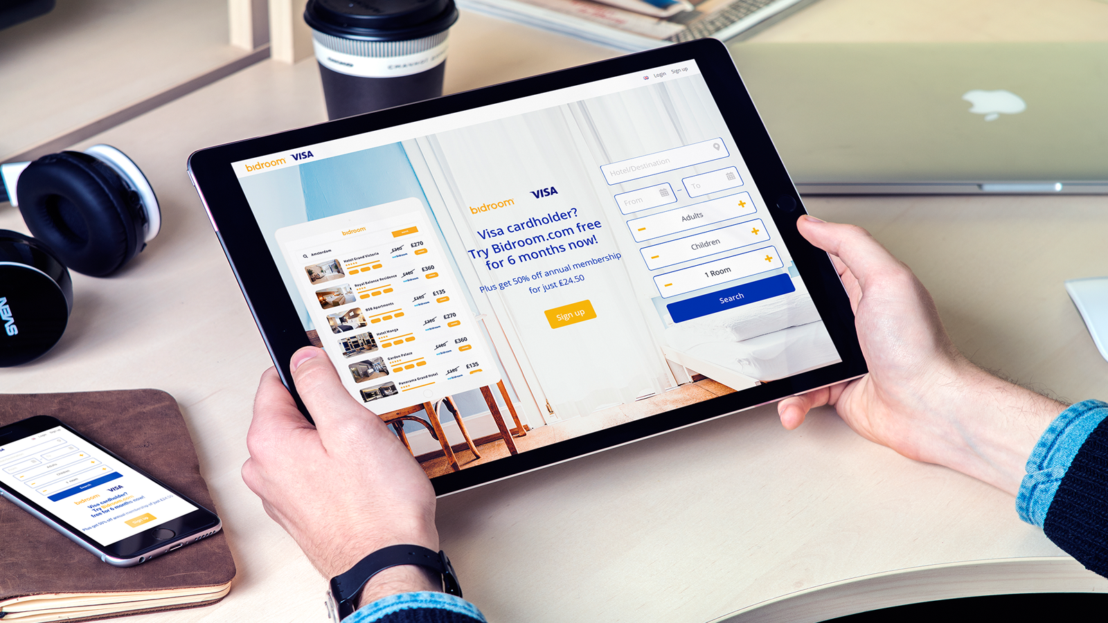 Νέα μεγάλη συνεργασία Bidroom και Visa. Πάρτε τη συνδρομή σας εάν είστε κάτοχος Visa!