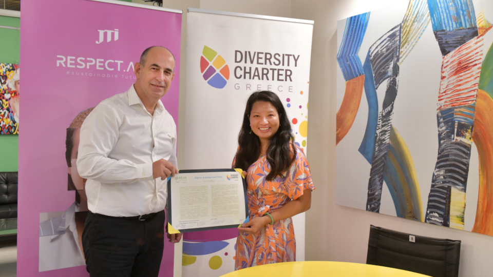 Επίσημο μέλος του Diversity Charter Greece η JTI Hellas